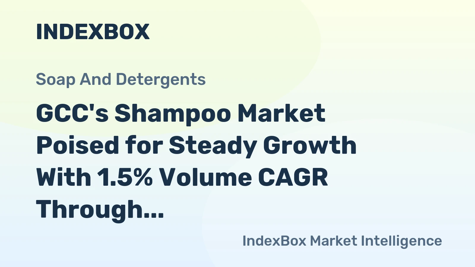 GCC's Shampoo Market Poised for Steady Growth With 1.5% Volume CAGR Through 2035