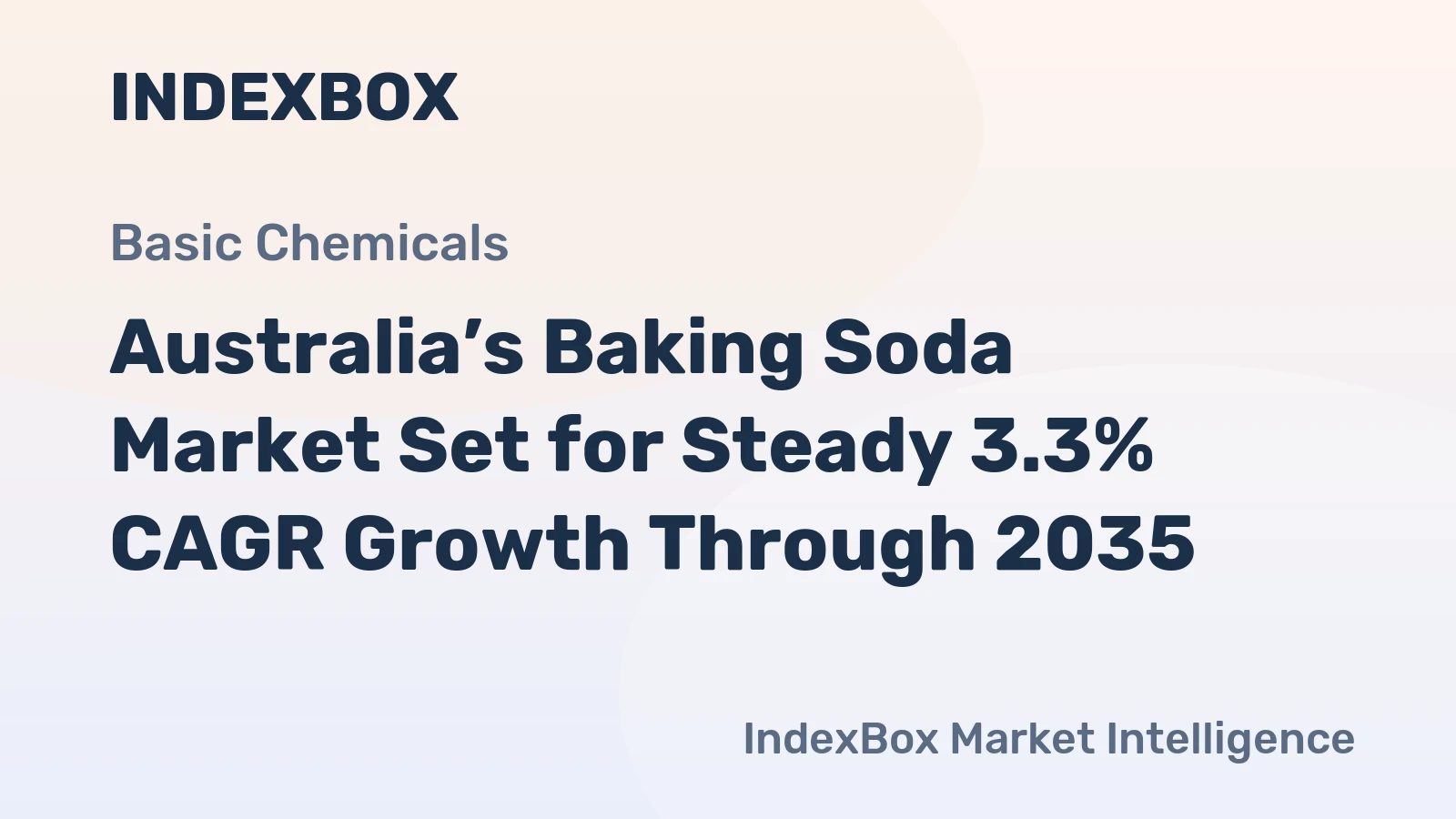 Australia’s Baking Soda Market Set for Steady 3.3% CAGR Growth Through 2035