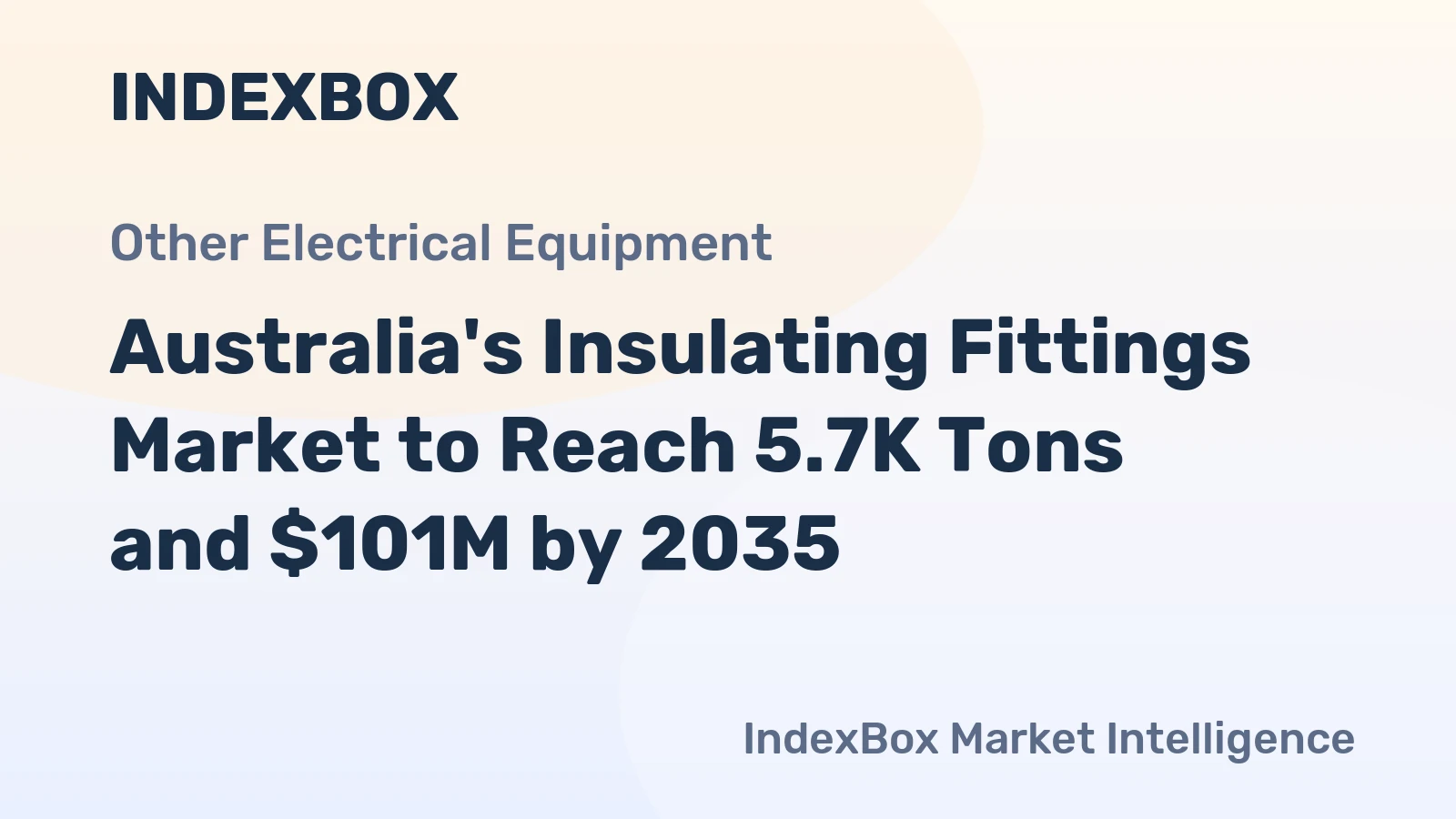 Australia's Insulating Fittings Market to Reach 5.7K Tons and $101M by 2035