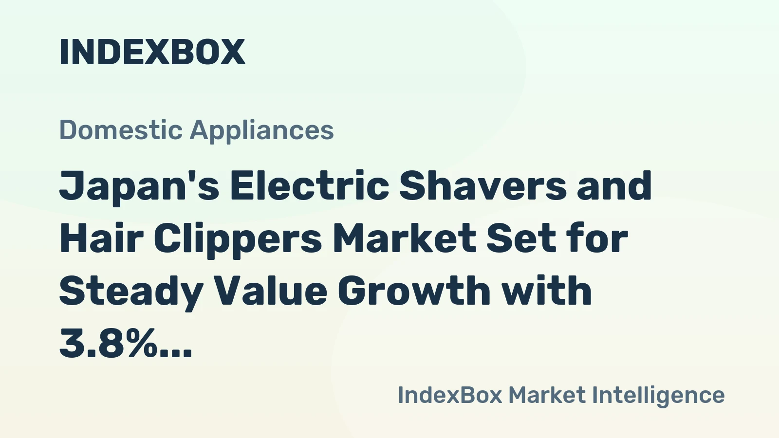 Japan's Electric Shavers and Hair Clippers Market Set for Steady Value Growth with 3.8% CAGR Through 2035