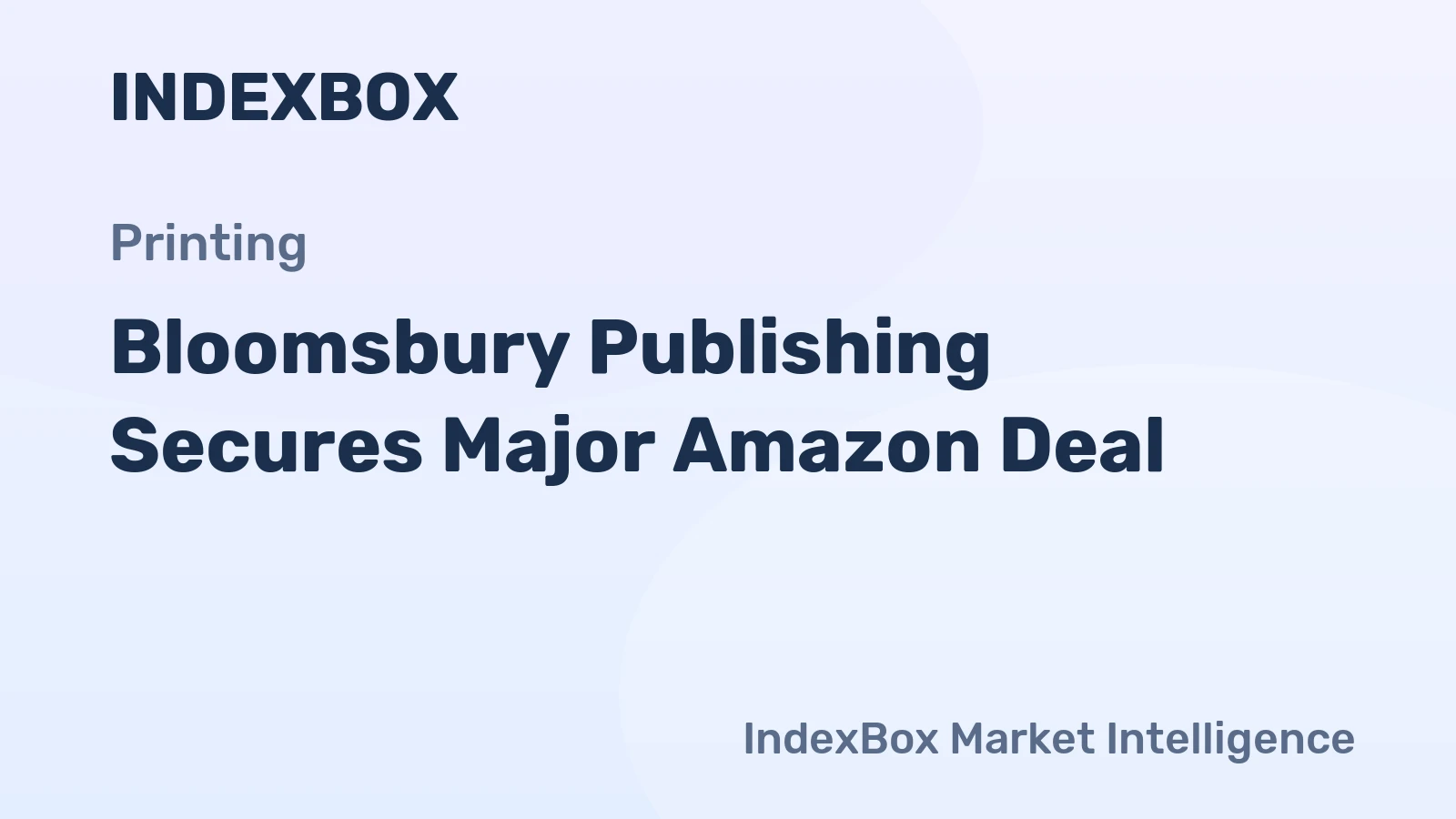 Bloomsbury Publishing Secures Major Amazon Deal