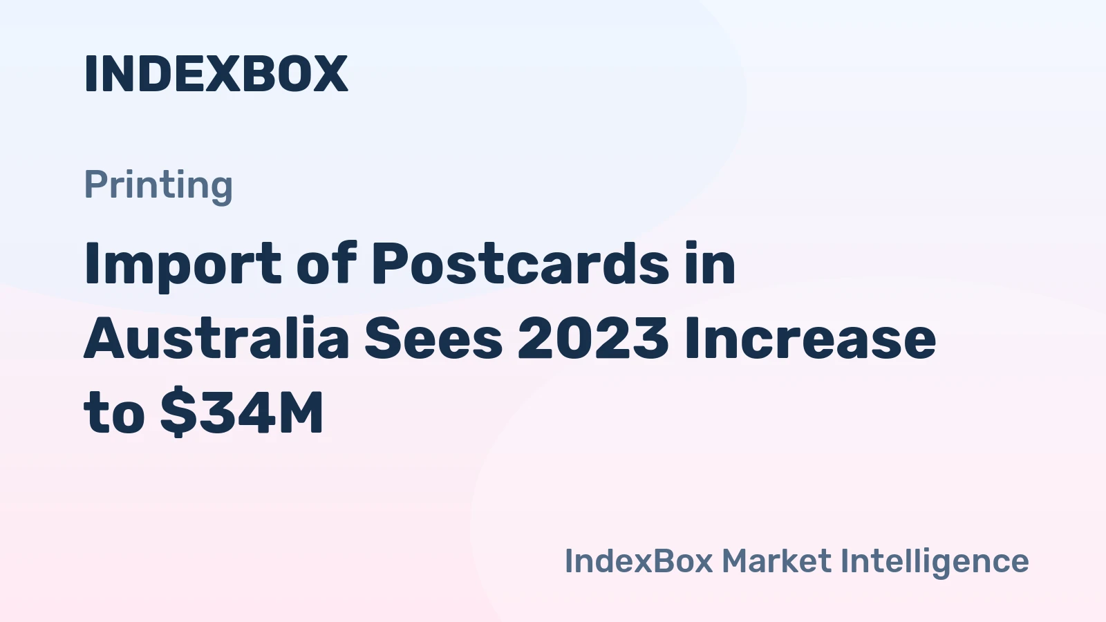 Import of Postcards in Australia Sees 2023 Increase to $34M