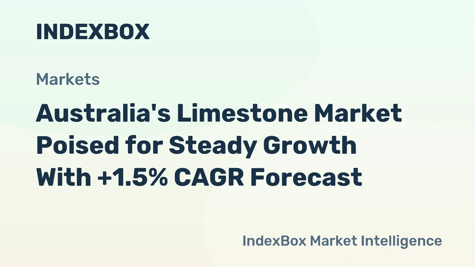 Australia's Limestone Market Poised for Steady Growth With +1.5% CAGR Forecast