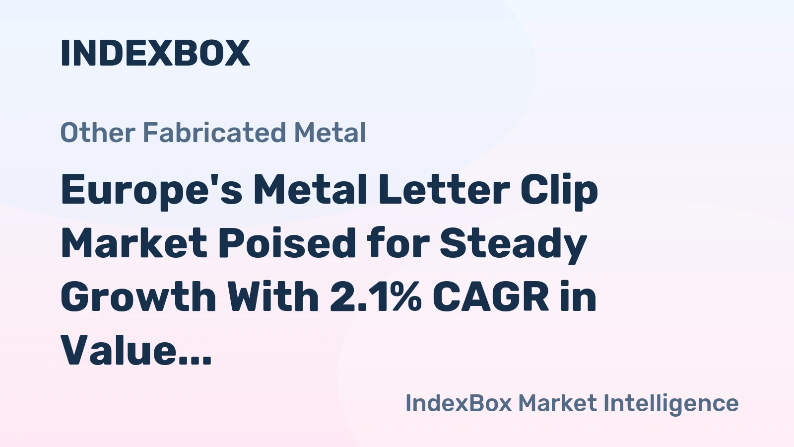 Europe's Metal Letter Clip Market Poised for Steady Growth With 2.1% CAGR in Value Through 2035
