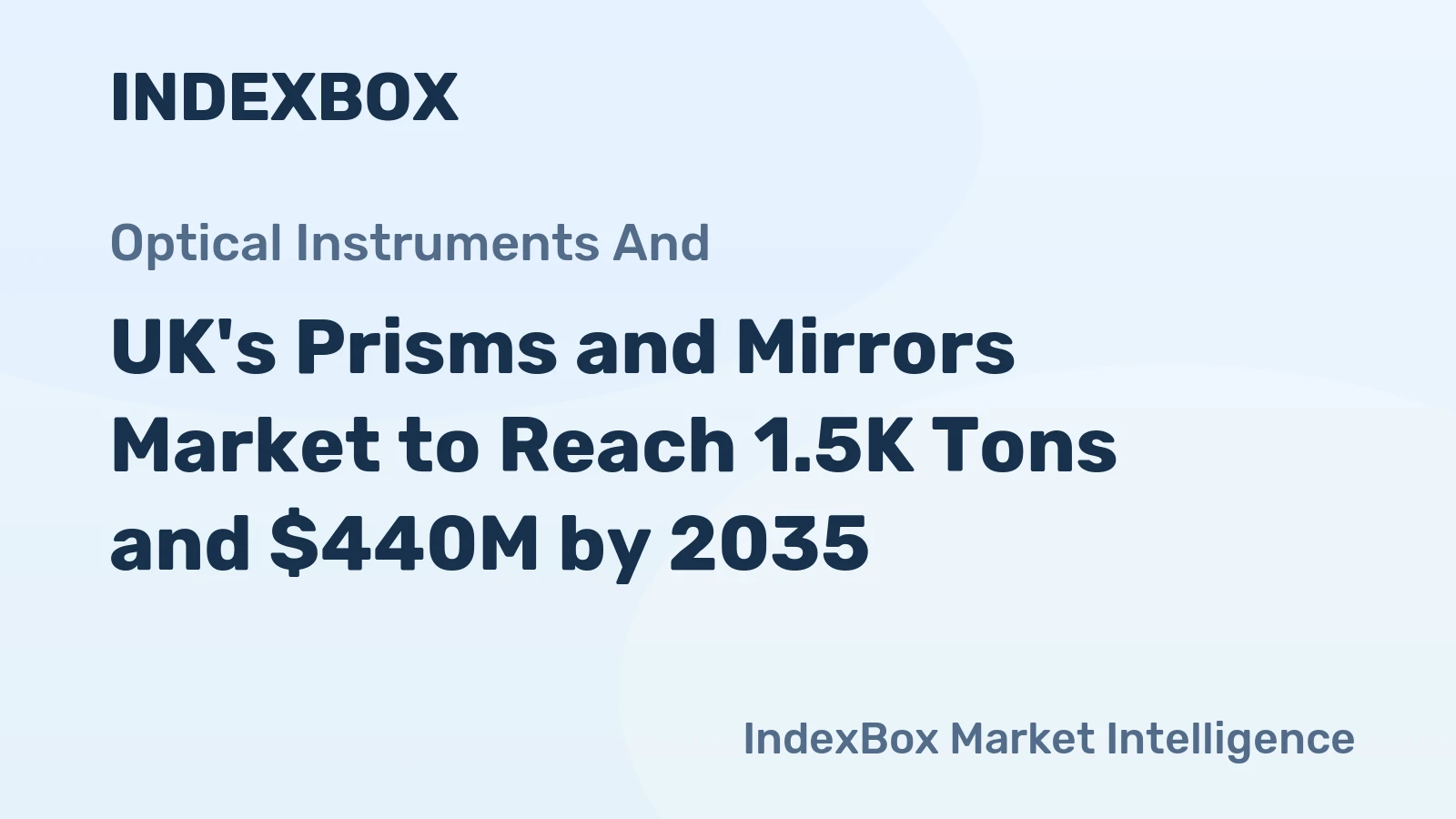 UK's Prisms and Mirrors Market to Reach 1.5K Tons and $440M by 2035