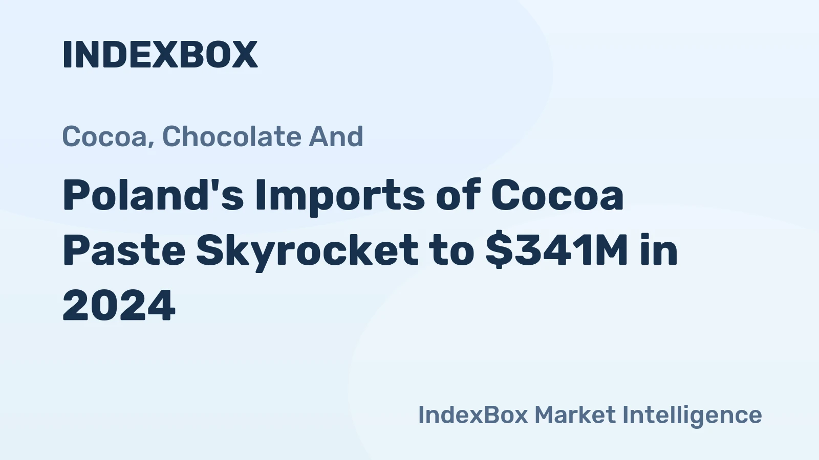 Poland's Imports of Cocoa Paste Skyrocket to $341M in 2024