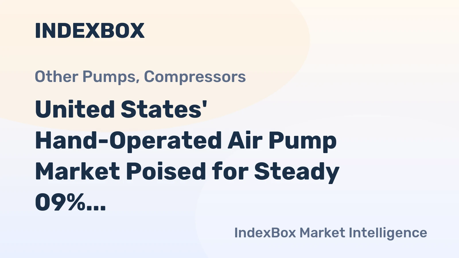 United States' Hand-Operated Air Pump Market Poised for Steady 09% CAGR Growth Through 2035