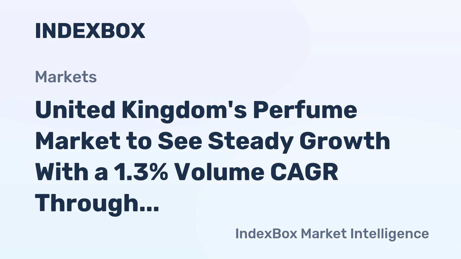 United Kingdom's Perfume Market to See Steady Growth With a 1.3% Volume CAGR Through 2035