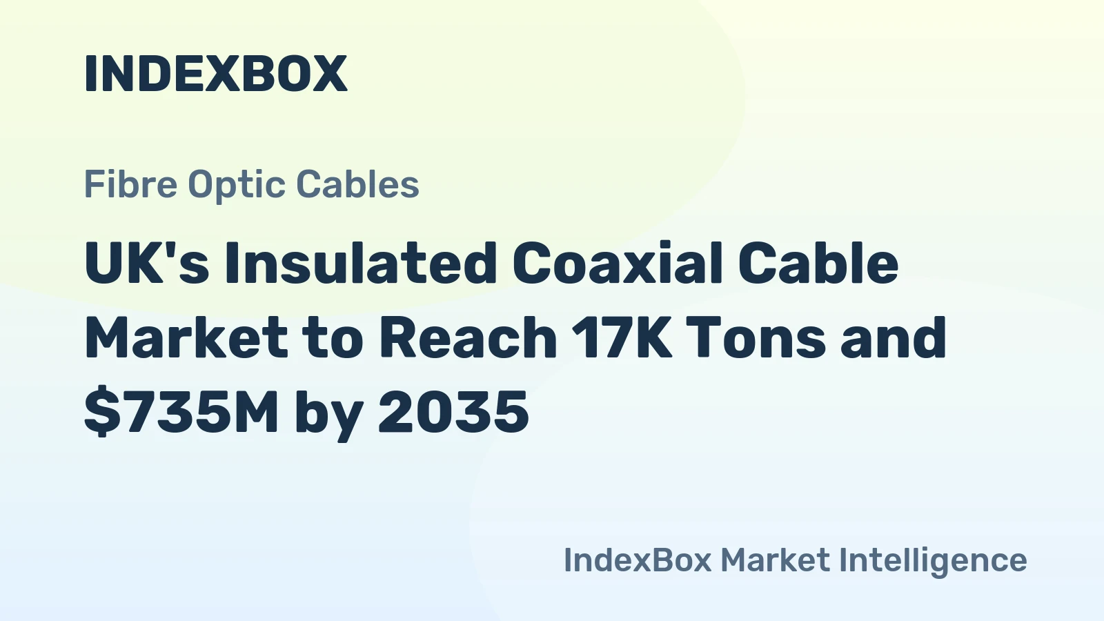 UK's Insulated Coaxial Cable Market to Reach 17K Tons and $735M by 2035