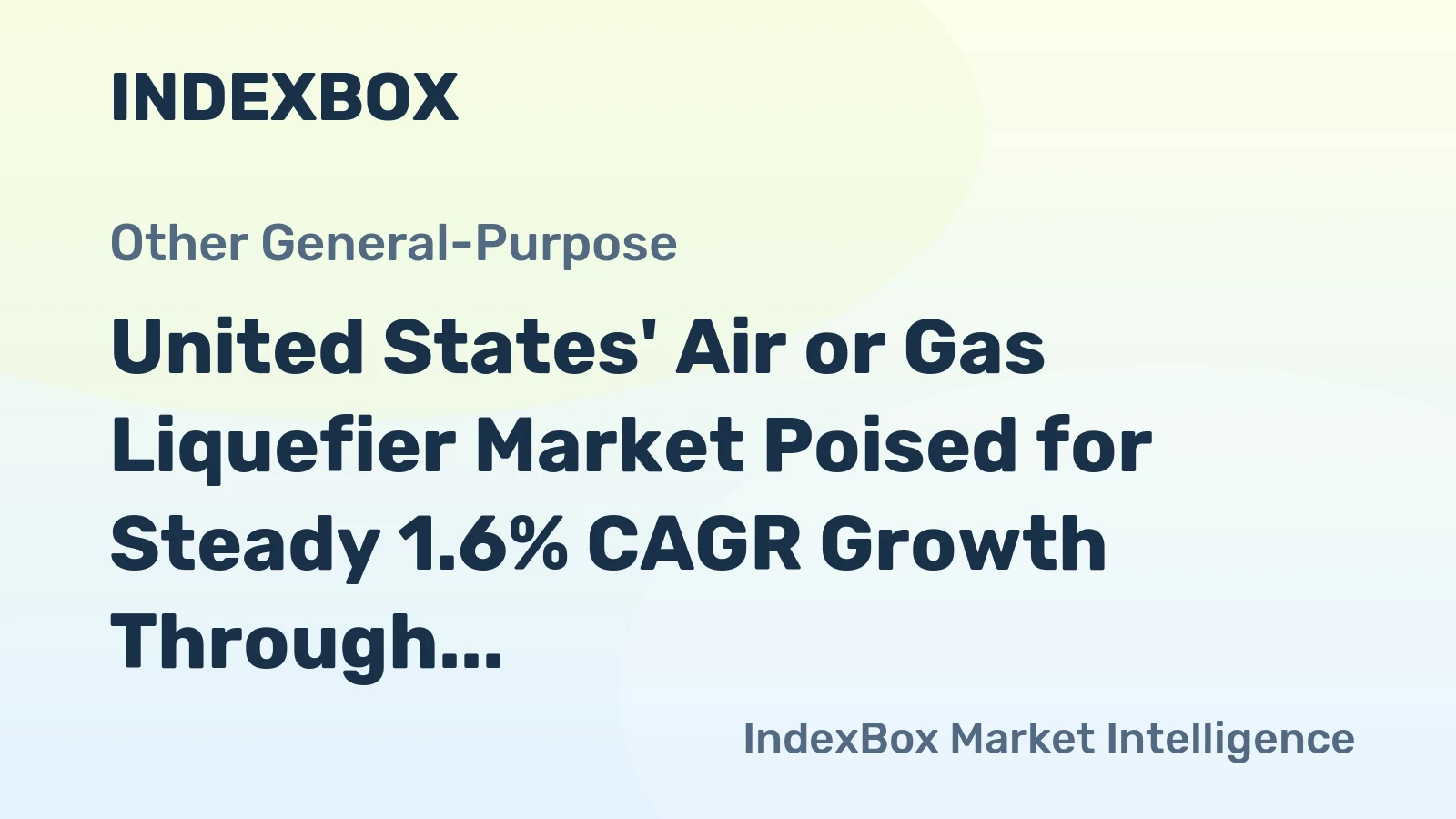 United States' Air or Gas Liquefier Market Poised for Steady 1.6% CAGR Growth Through 2035