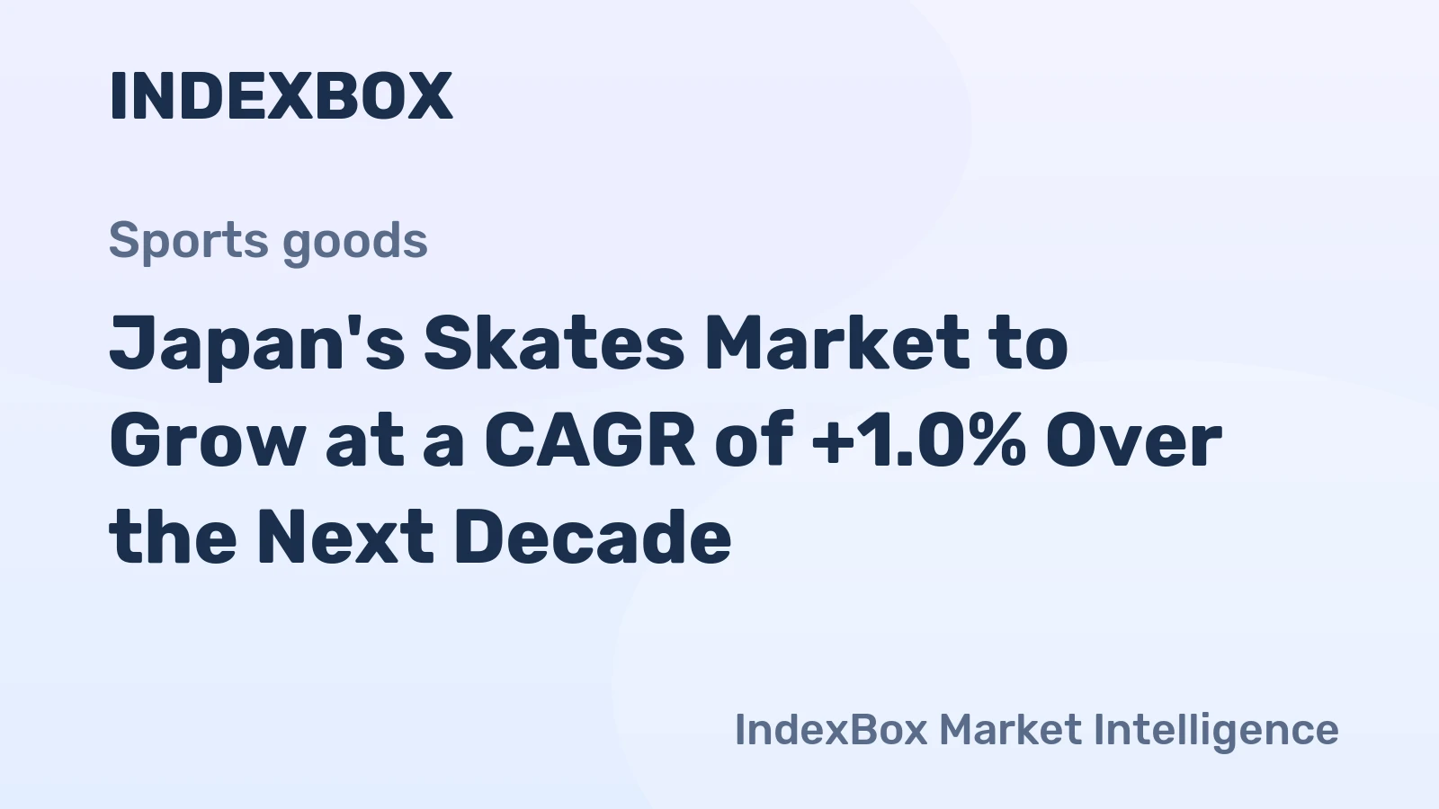 Japan's Skates Market to Grow at a CAGR of +1.0% Over the Next Decade
