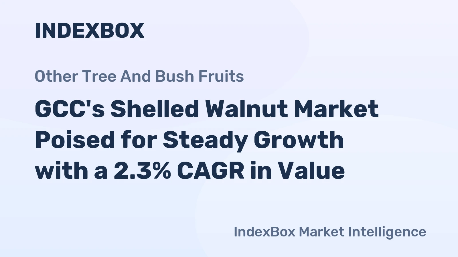 GCC's Shelled Walnut Market Poised for Steady Growth with a 2.3% CAGR in Value