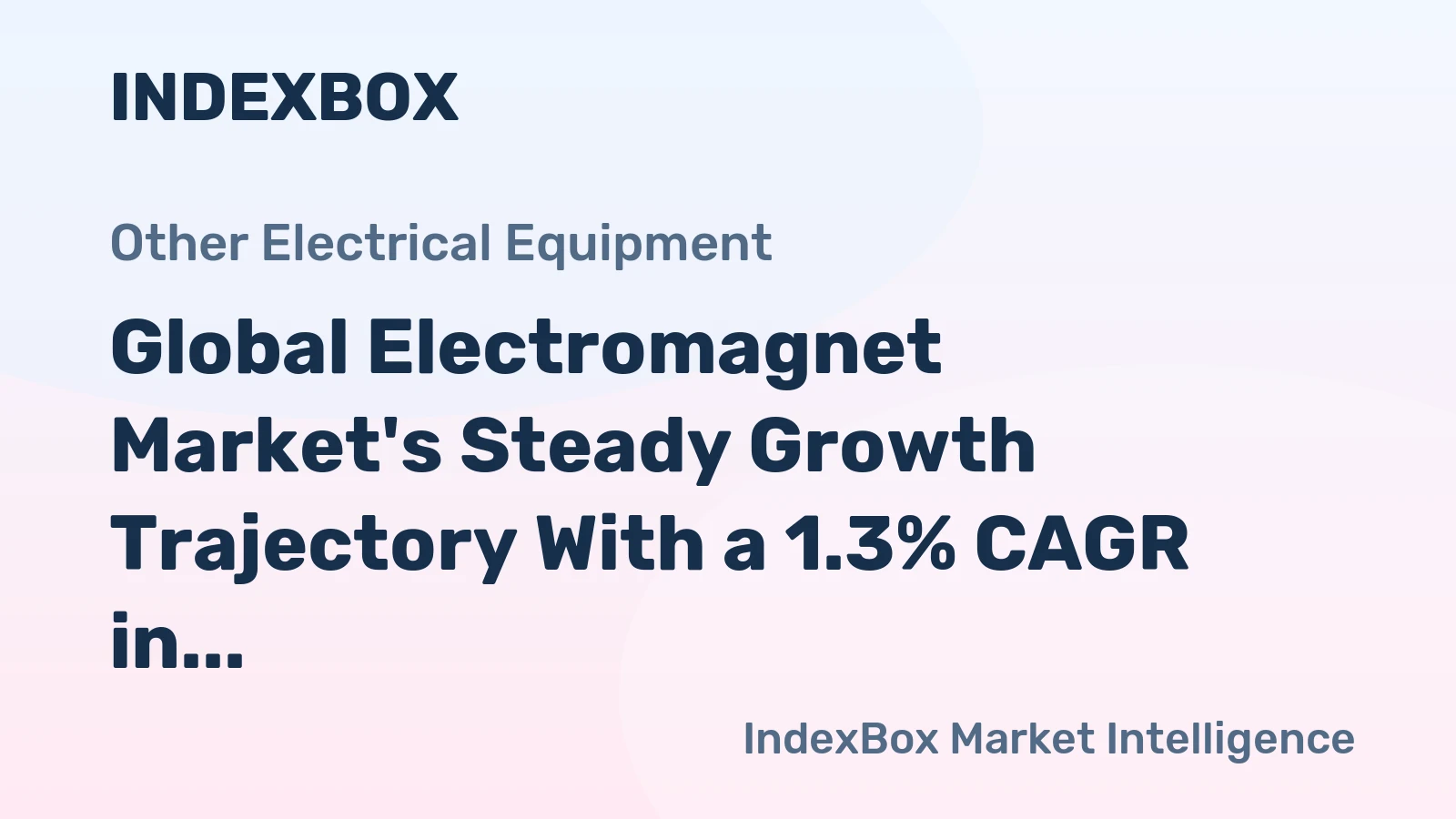 Global Electromagnet Market's Steady Growth Trajectory With a 1.3% CAGR in Value Through 2035