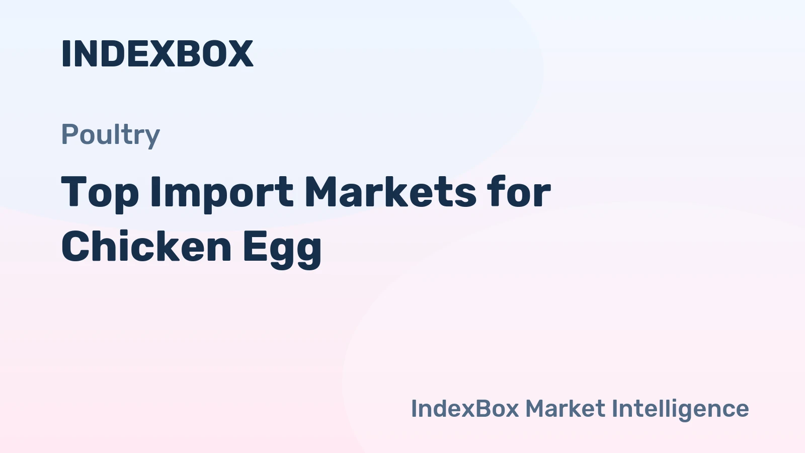 Top Import Markets for Chicken Egg
