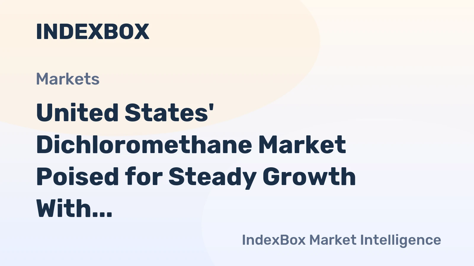 United States' Dichloromethane Market Poised for Steady Growth With a 2% CAGR in Value Through 2035