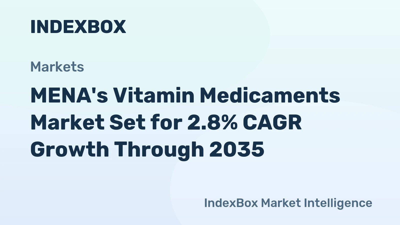 MENA's Vitamin Medicaments Market Set for 2.8% CAGR Growth Through 2035