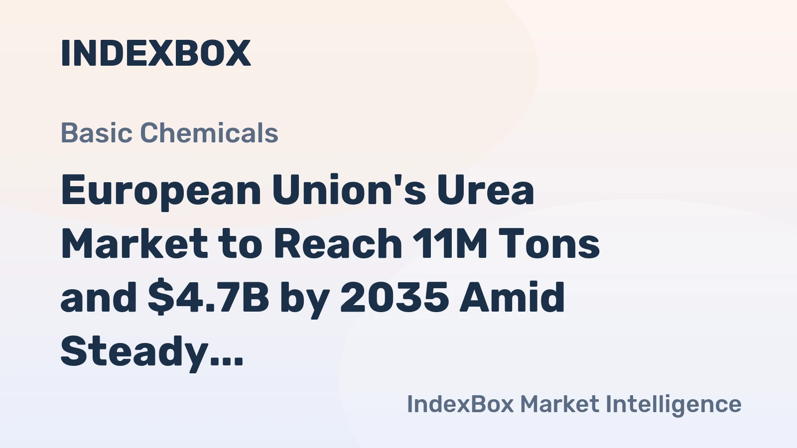 European Union's Urea Market to Reach 11M Tons and $4.7B by 2035 Amid Steady Growth