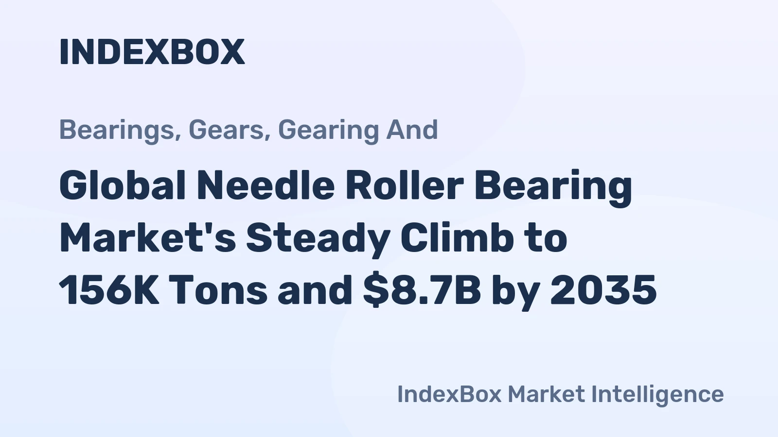 Global Needle Roller Bearing Market's Steady Climb to 156K Tons and $8.7B by 2035