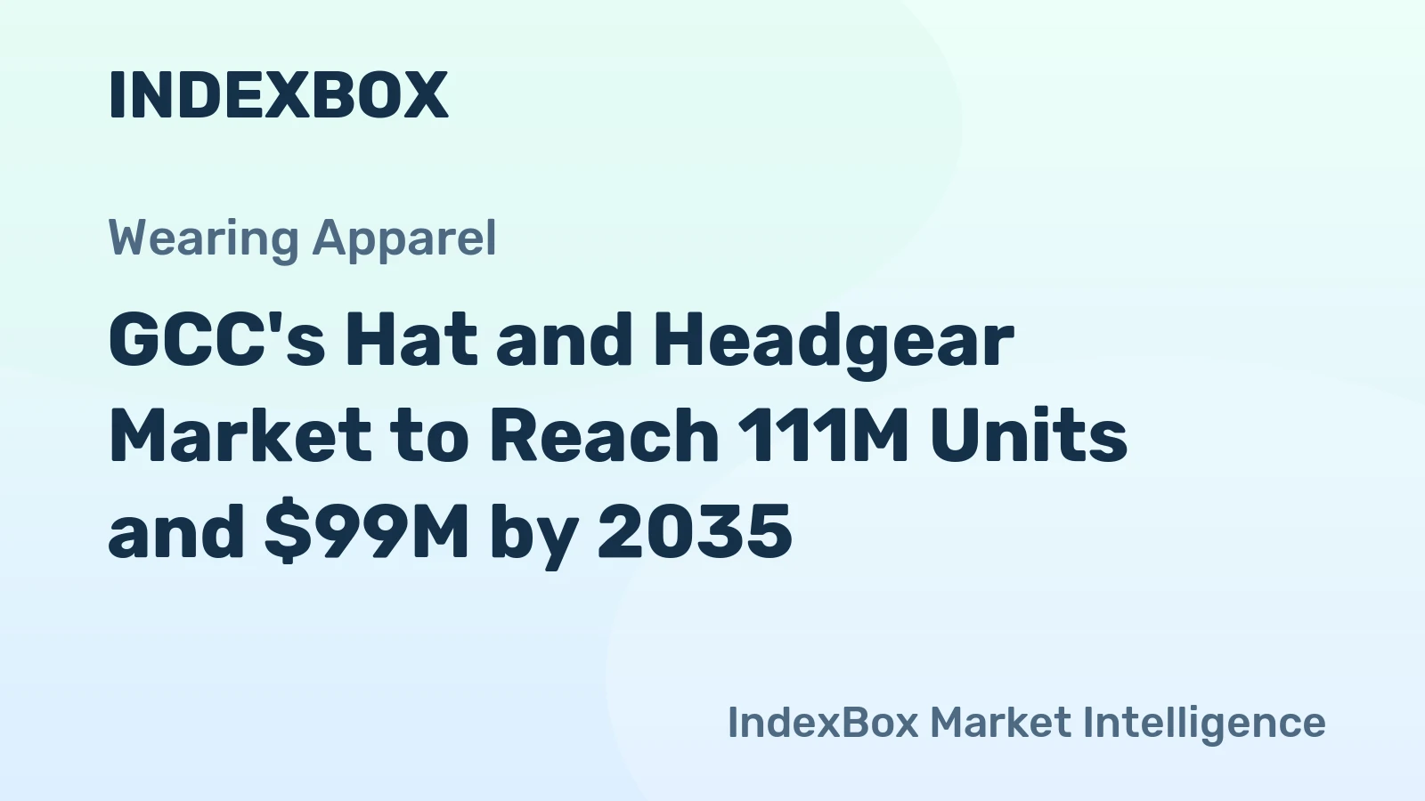 GCC's Hat and Headgear Market to Reach 111M Units and $99M by 2035