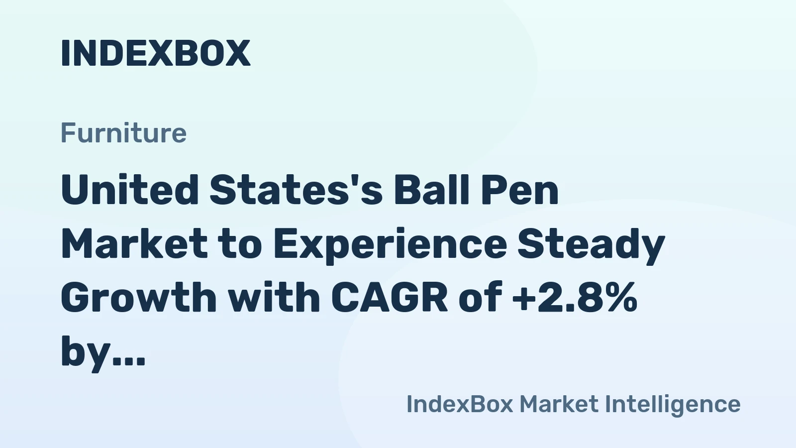 United States's Ball Pen Market to Experience Steady Growth with CAGR of +2.8% by 2035