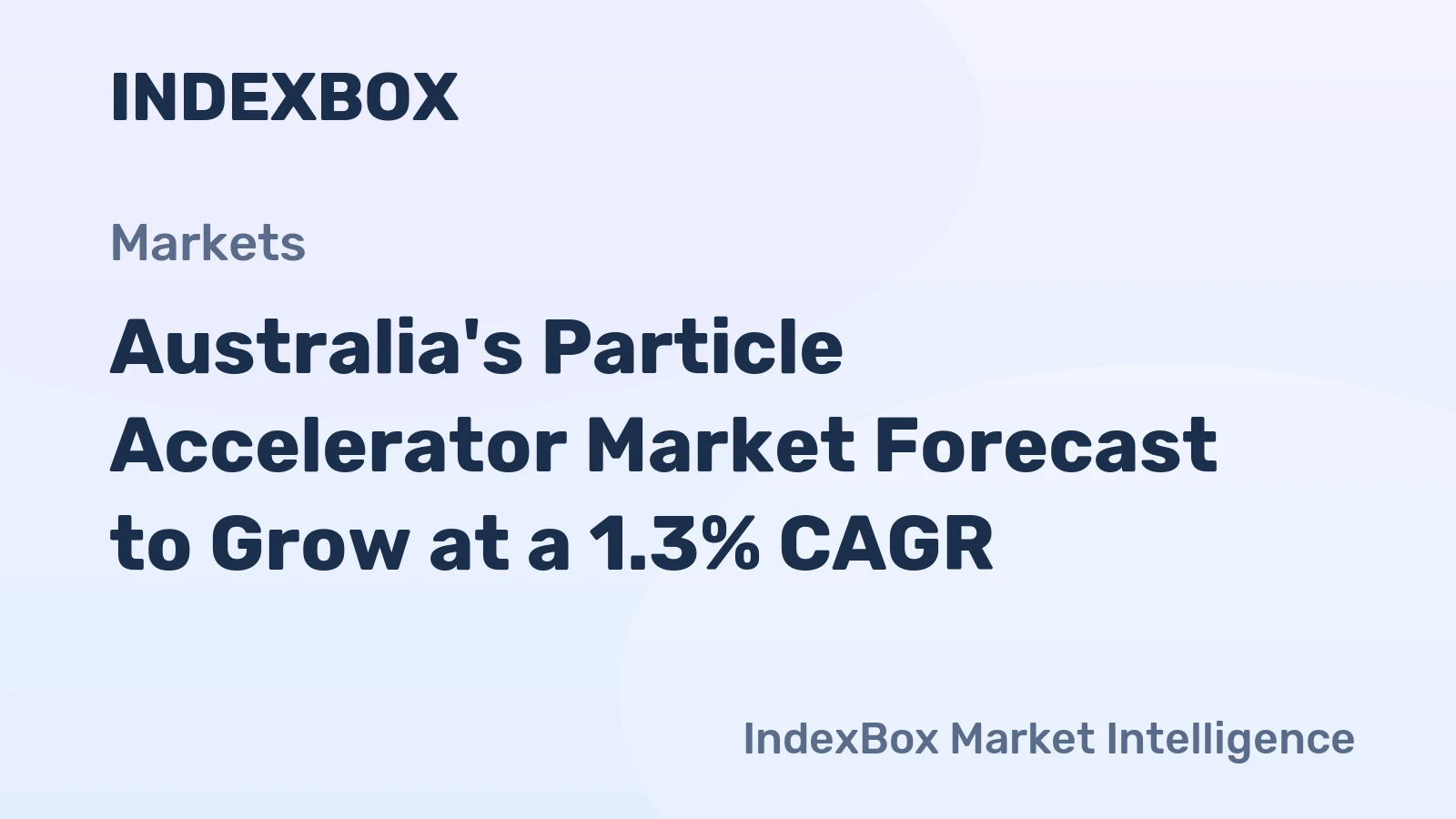 Australia's Particle Accelerator Market Forecast to Grow at a 1.3% CAGR