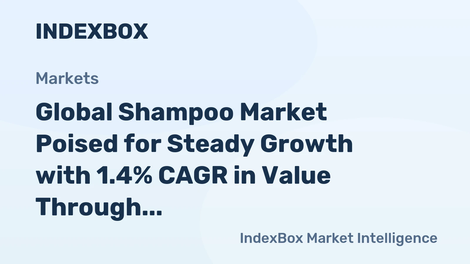 Global Shampoo Market Poised for Steady Growth with 1.4% CAGR in Value Through 2035