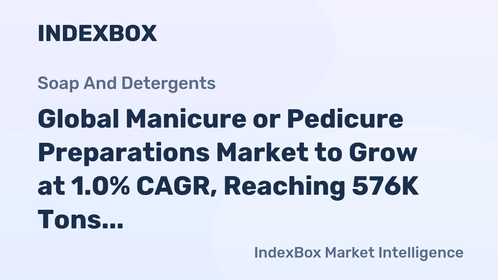 Global Manicure or Pedicure Preparations Market to Grow at 1.0% CAGR, Reaching 576K Tons by 2035