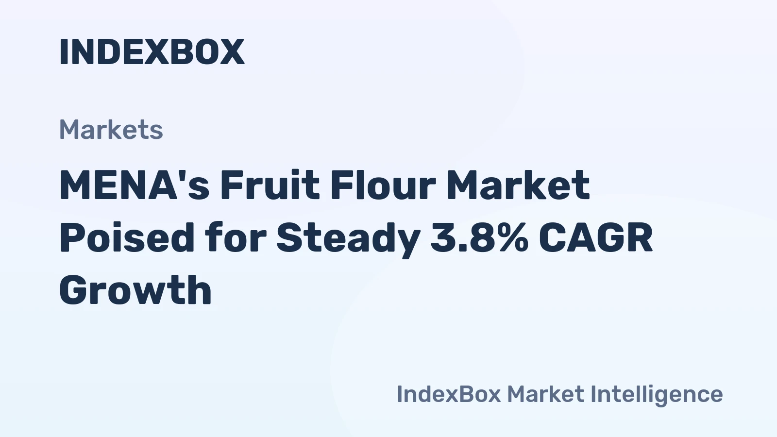 MENA's Fruit Flour Market Poised for Steady 3.8% CAGR Growth