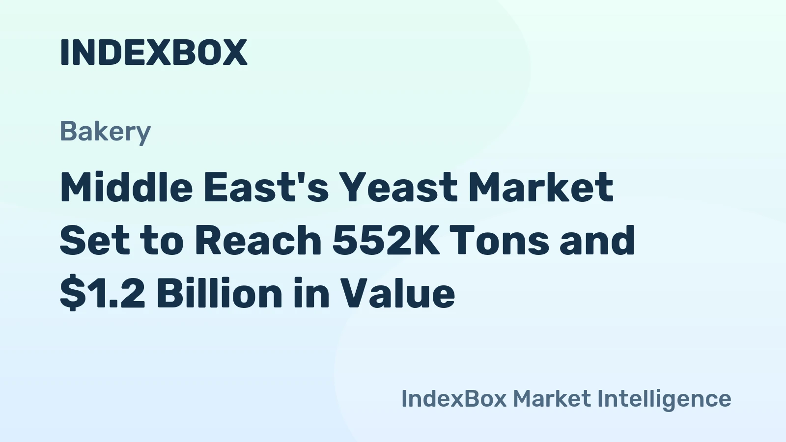 Middle East's Yeast Market Set to Reach 552K Tons and $1.2 Billion in Value