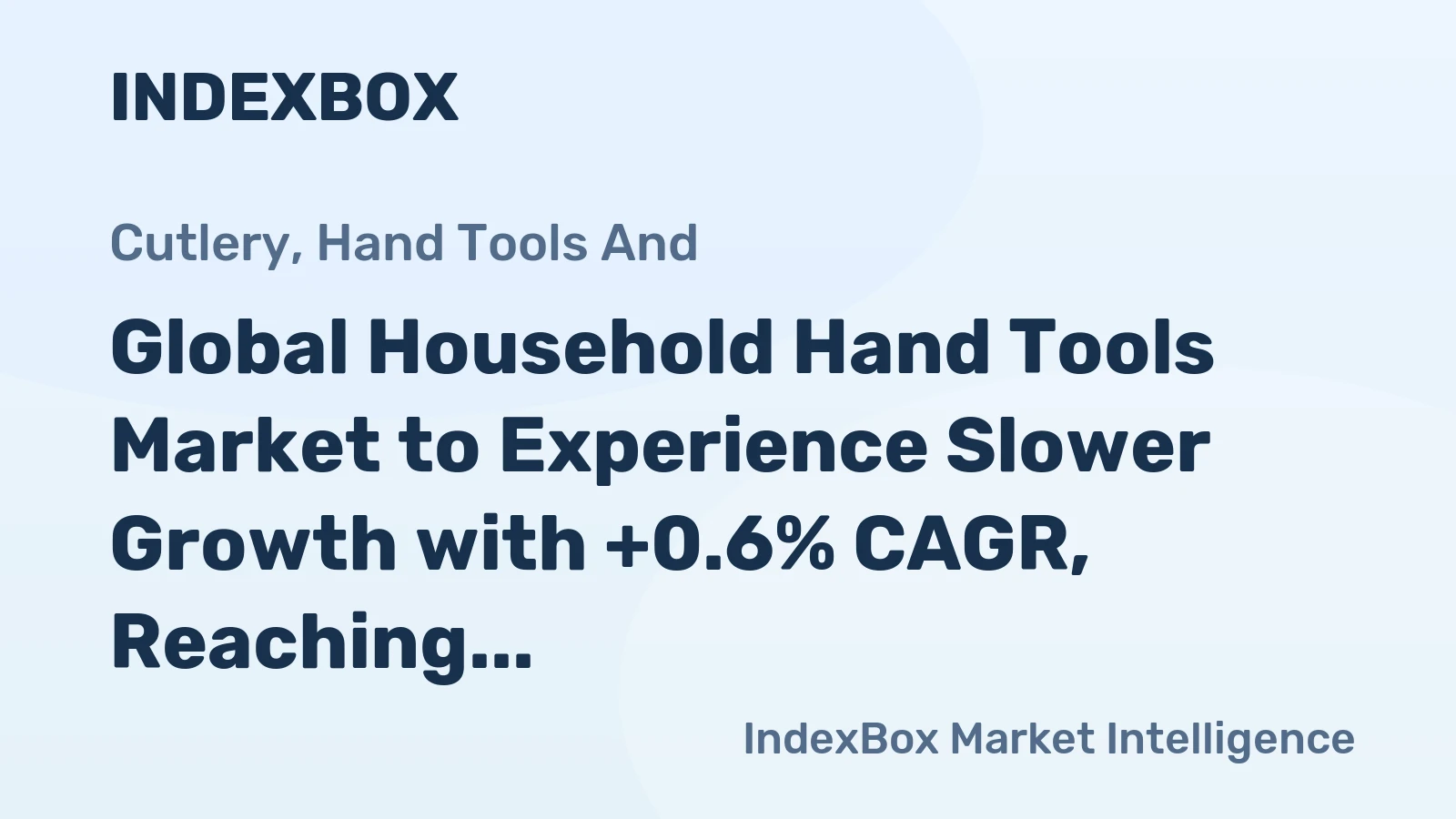Global Household Hand Tools Market to Experience Slower Growth with +0.6% CAGR, Reaching 468K tons by 2035