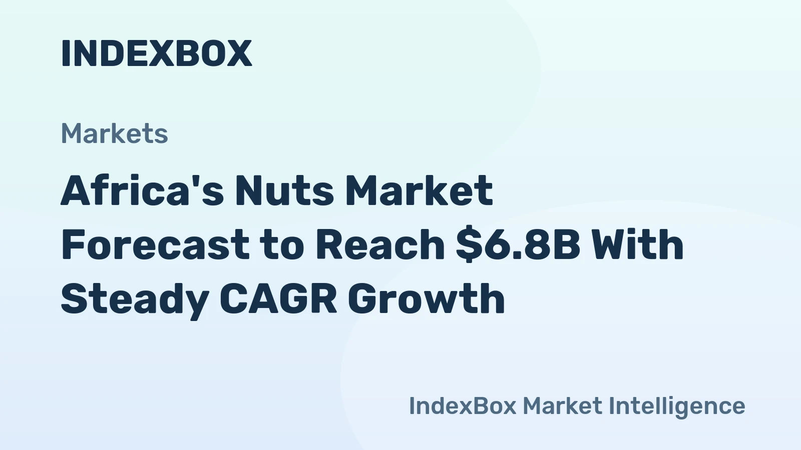 Africa's Nuts Market Forecast to Reach $6.8B With Steady CAGR Growth