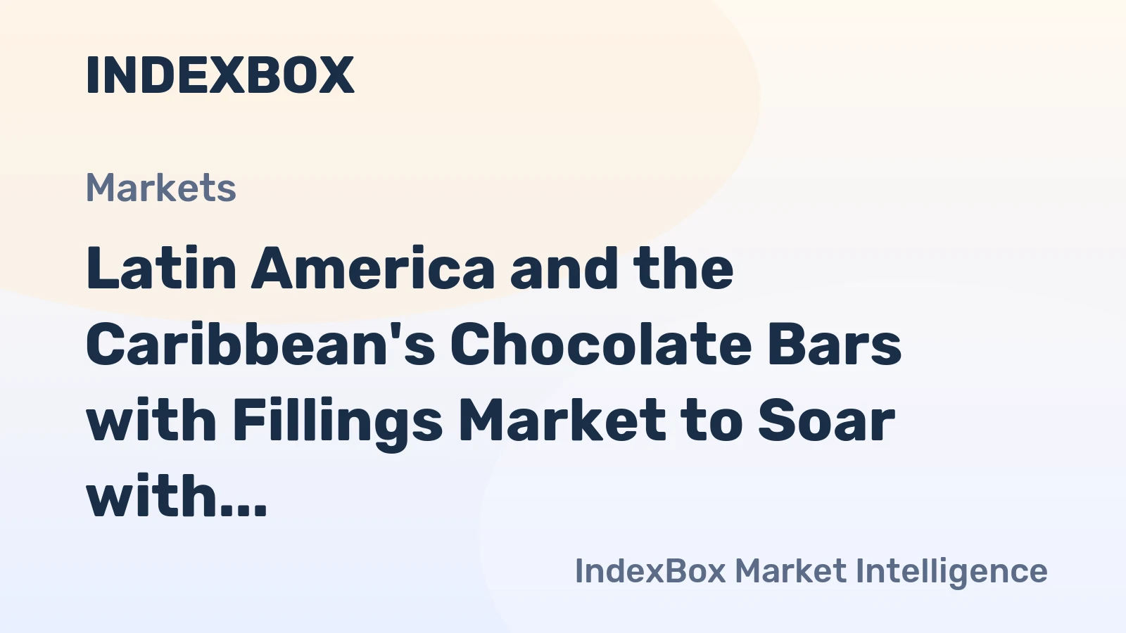 Latin America and the Caribbean's Chocolate Bars with Fillings Market to Soar with +1.4% CAGR by 2035