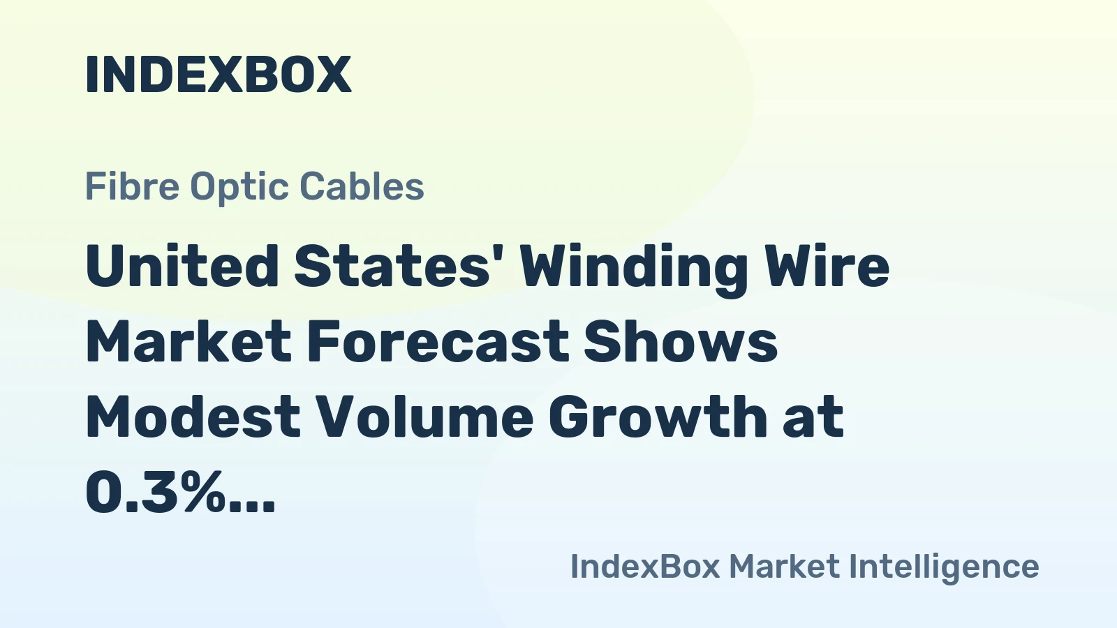 United States' Winding Wire Market Forecast Shows Modest Volume Growth at 0.3% CAGR Through 2035