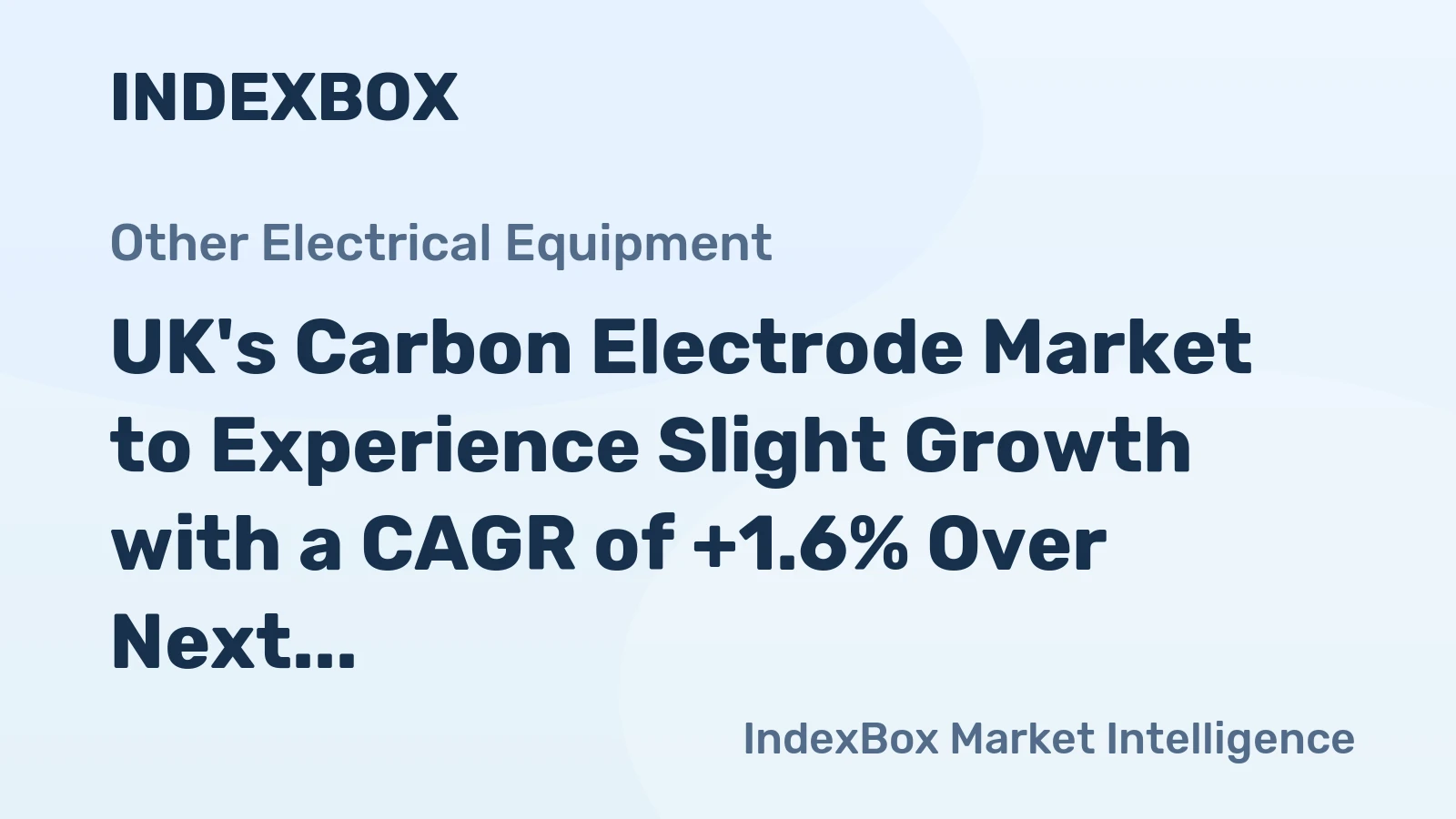 UK's Carbon Electrode Market to Experience Slight Growth with a CAGR of +1.6% Over Next Decade