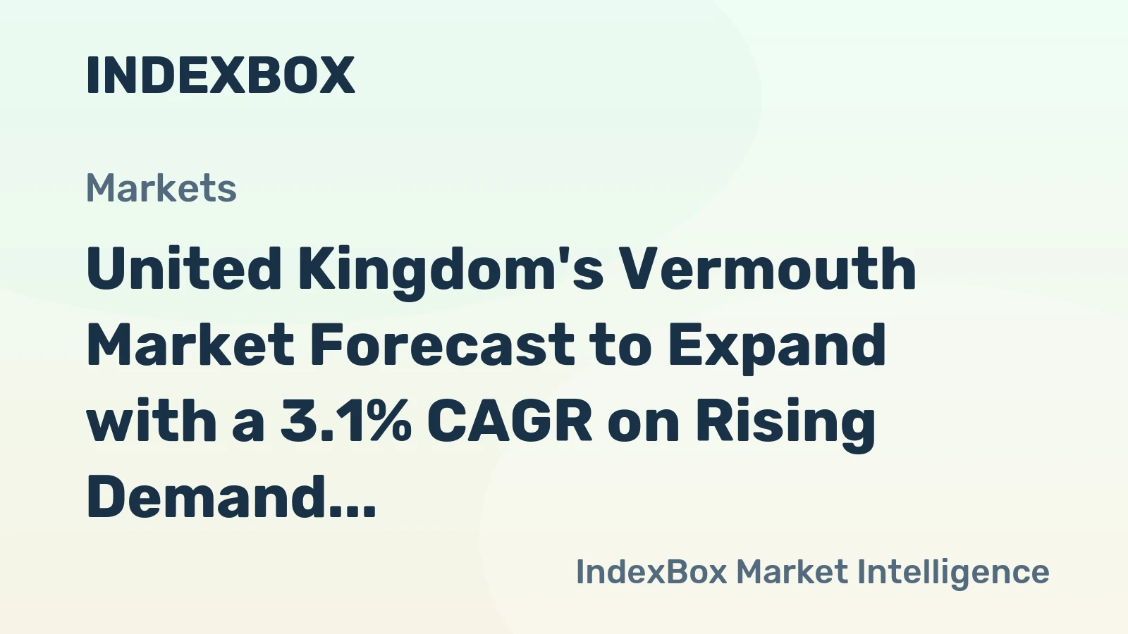 United Kingdom's Vermouth Market Forecast to Expand with a 3.1% CAGR on Rising Demand