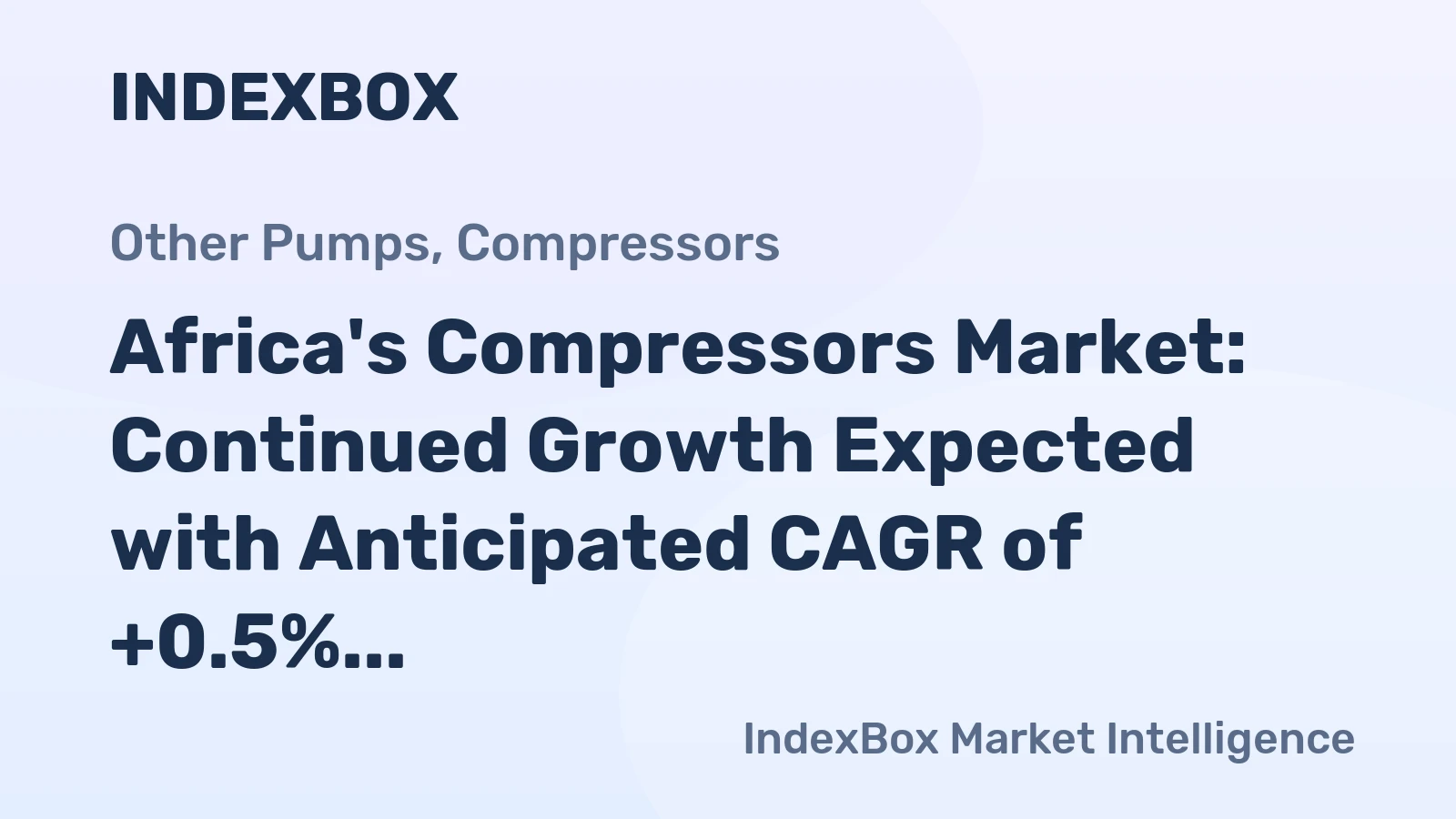 Africa's Compressors Market: Continued Growth Expected with Anticipated CAGR of +0.5% from 2024-2035
