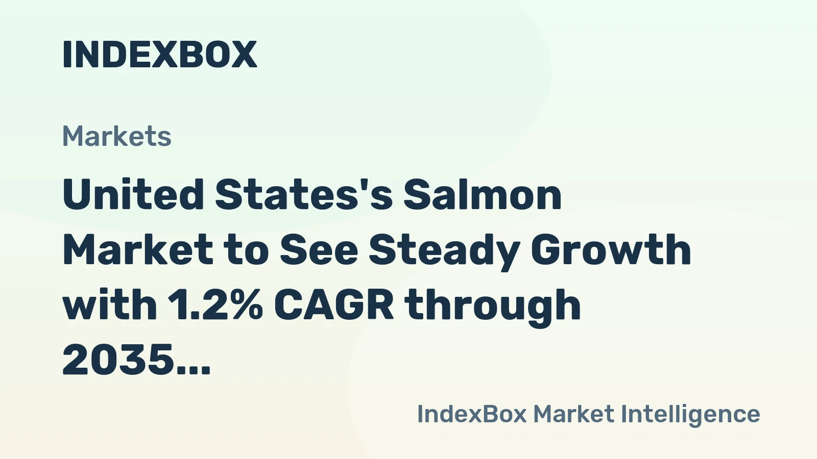United States's Salmon Market to See Steady Growth with 1.2% CAGR through 2035