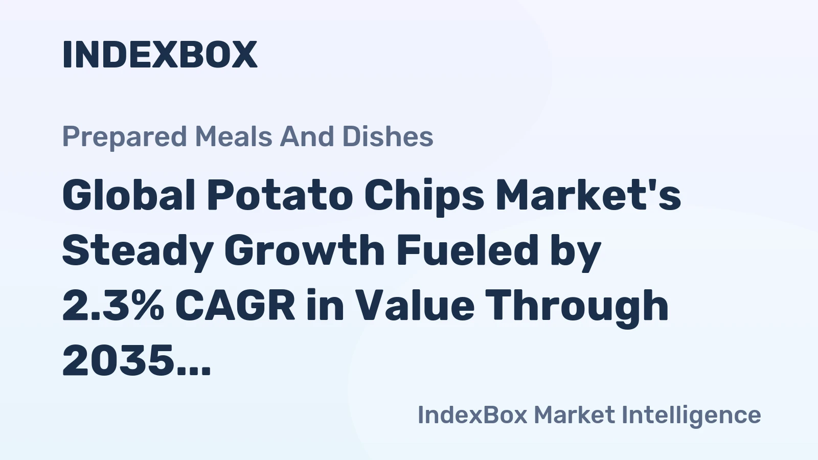 Global Potato Chips Market's Steady Growth Fueled by 2.3% CAGR in Value Through 2035