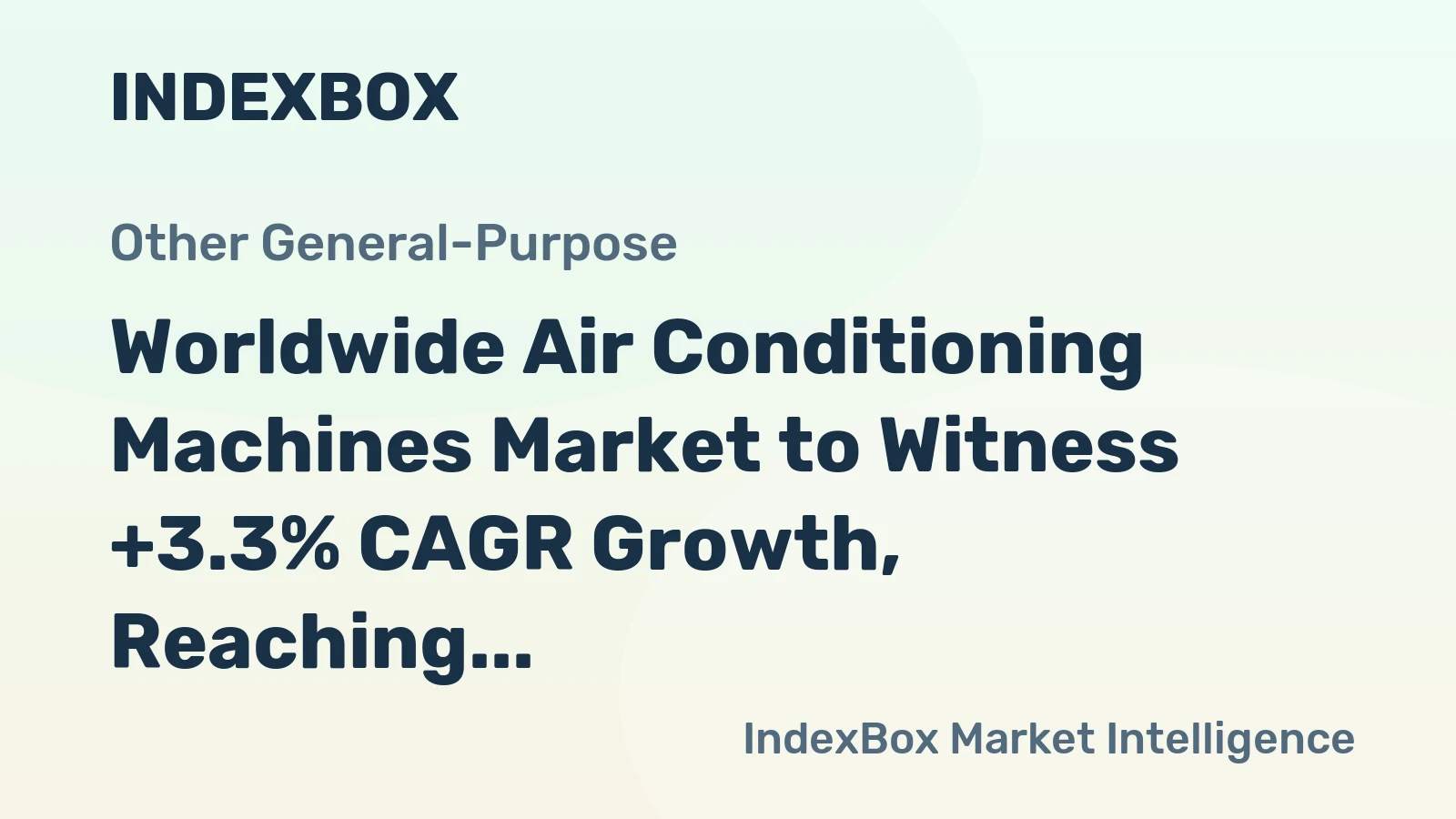 Worldwide Air Conditioning Machines Market to Witness +3.3% CAGR Growth, Reaching 478M Units by 2035