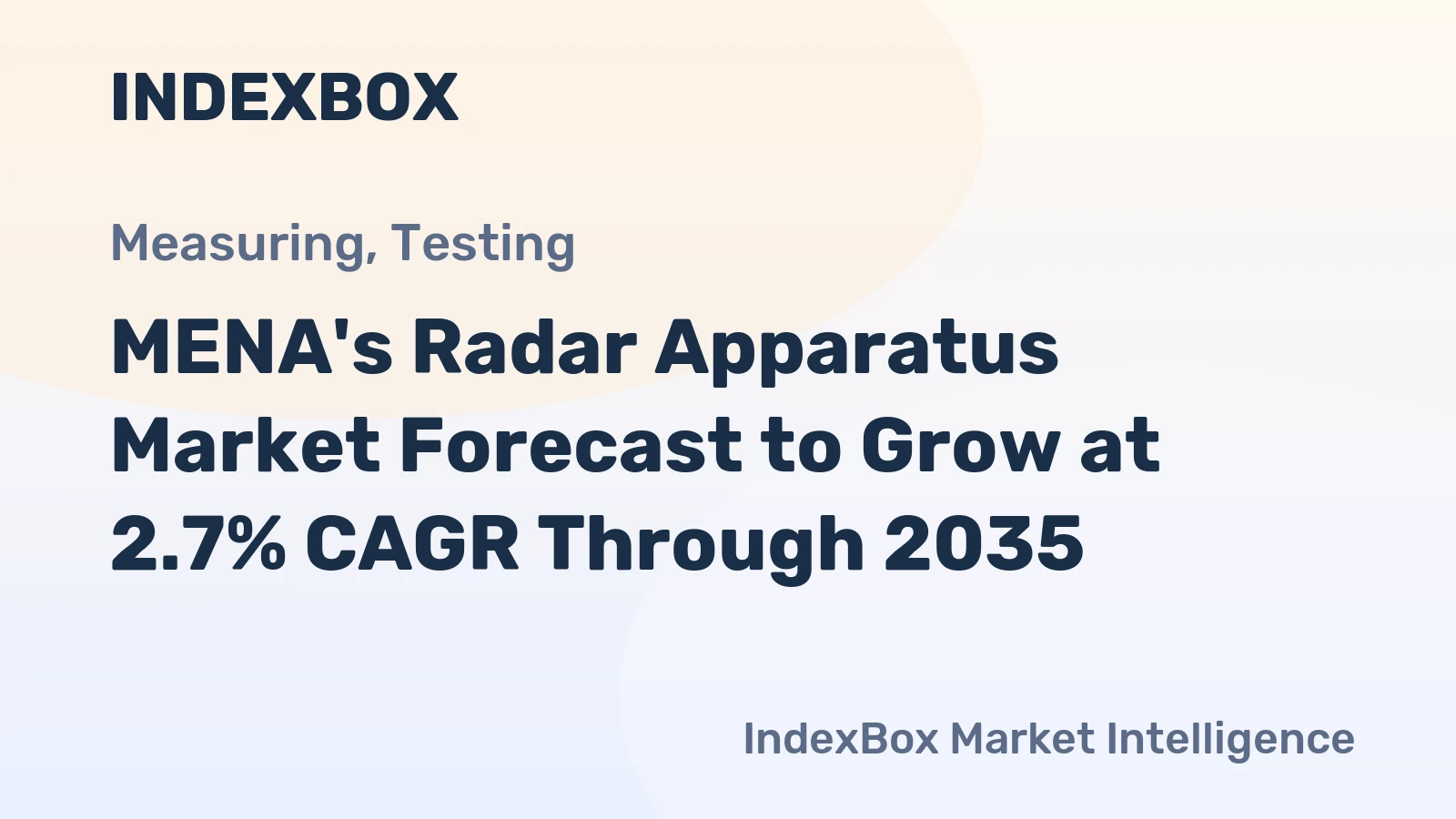 MENA's Radar Apparatus Market Forecast to Grow at 2.7% CAGR Through 2035