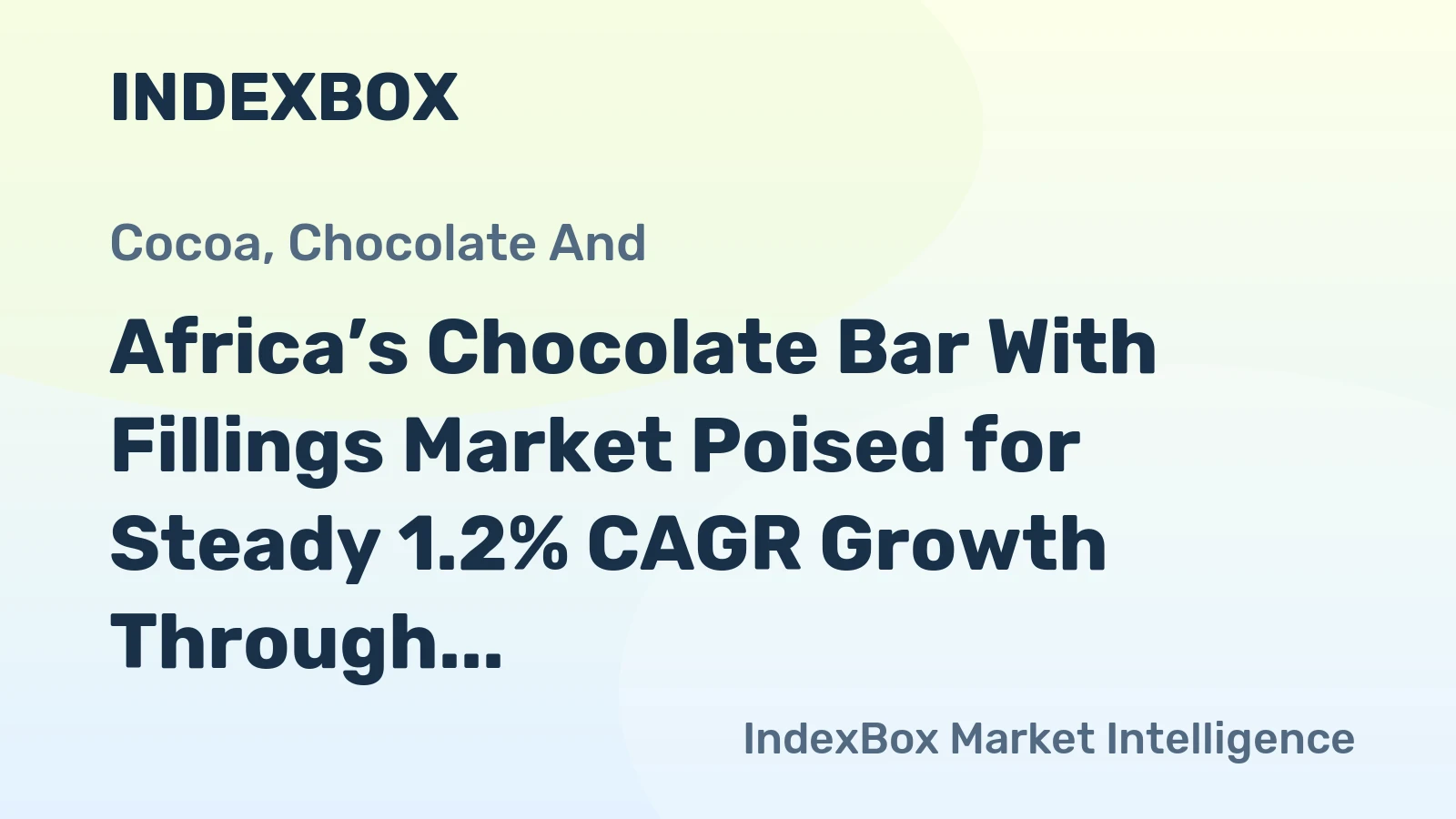Africa’s Chocolate Bar With Fillings Market Poised for Steady 1.2% CAGR Growth Through 2035