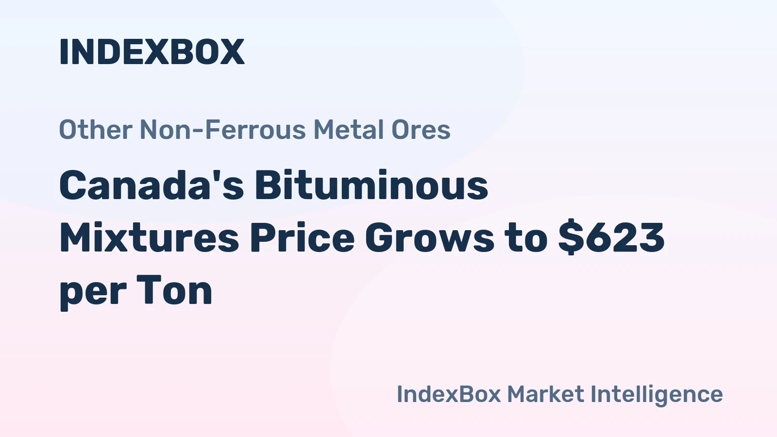 Canada's Bituminous Mixtures Price Grows to $623 per Ton