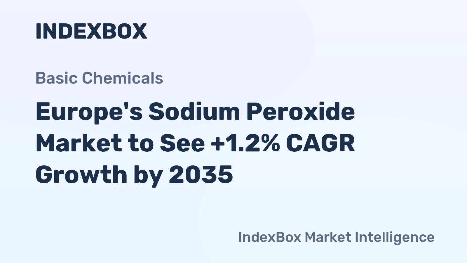 Europe's Sodium Peroxide Market to See +1.2% CAGR Growth by 2035