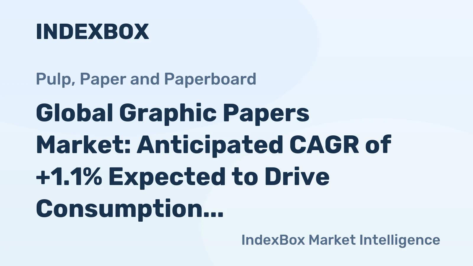 Global Graphic Papers Market: Anticipated CAGR of +1.1% Expected to Drive Consumption Trend Over Next Decade