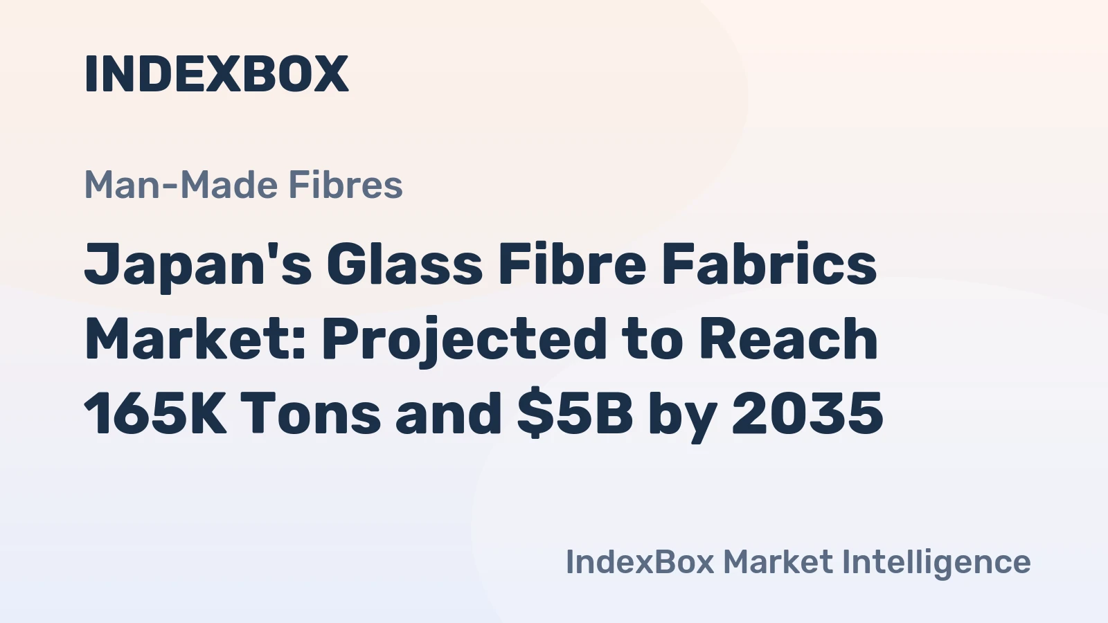 Japan's Glass Fibre Fabrics Market: Projected to Reach 165K Tons and $5B by 2035