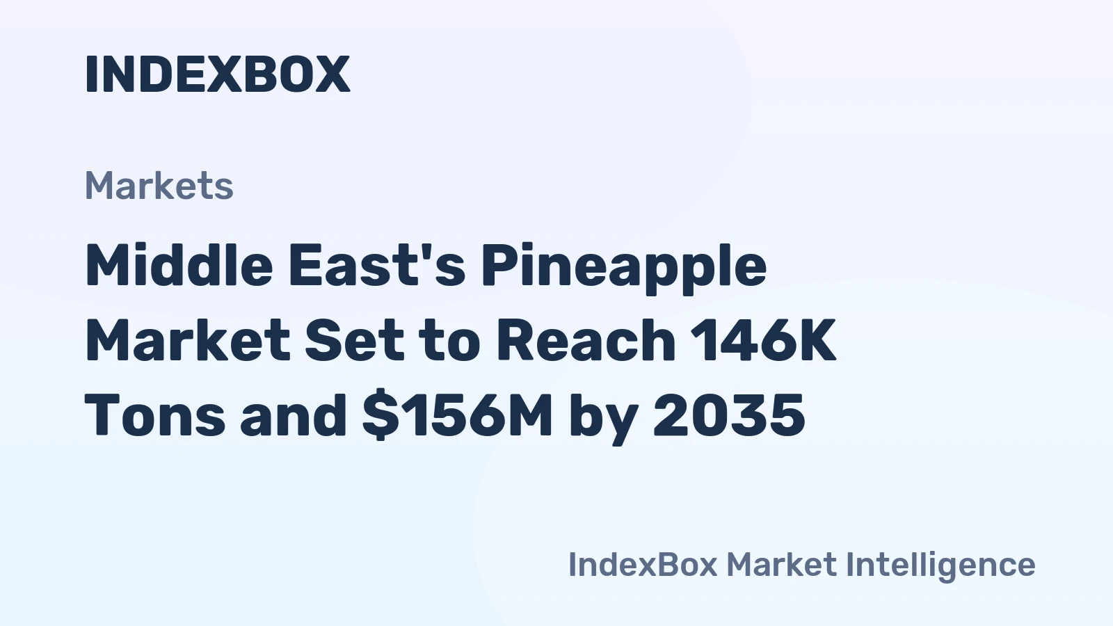 Middle East's Pineapple Market Set to Reach 146K Tons and $156M by 2035