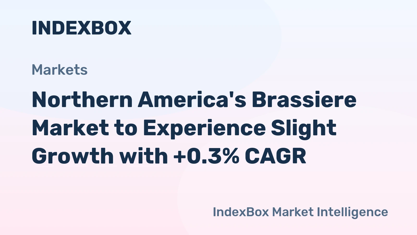 Northern America's Brassiere Market to Experience Slight Growth with +0.3% CAGR