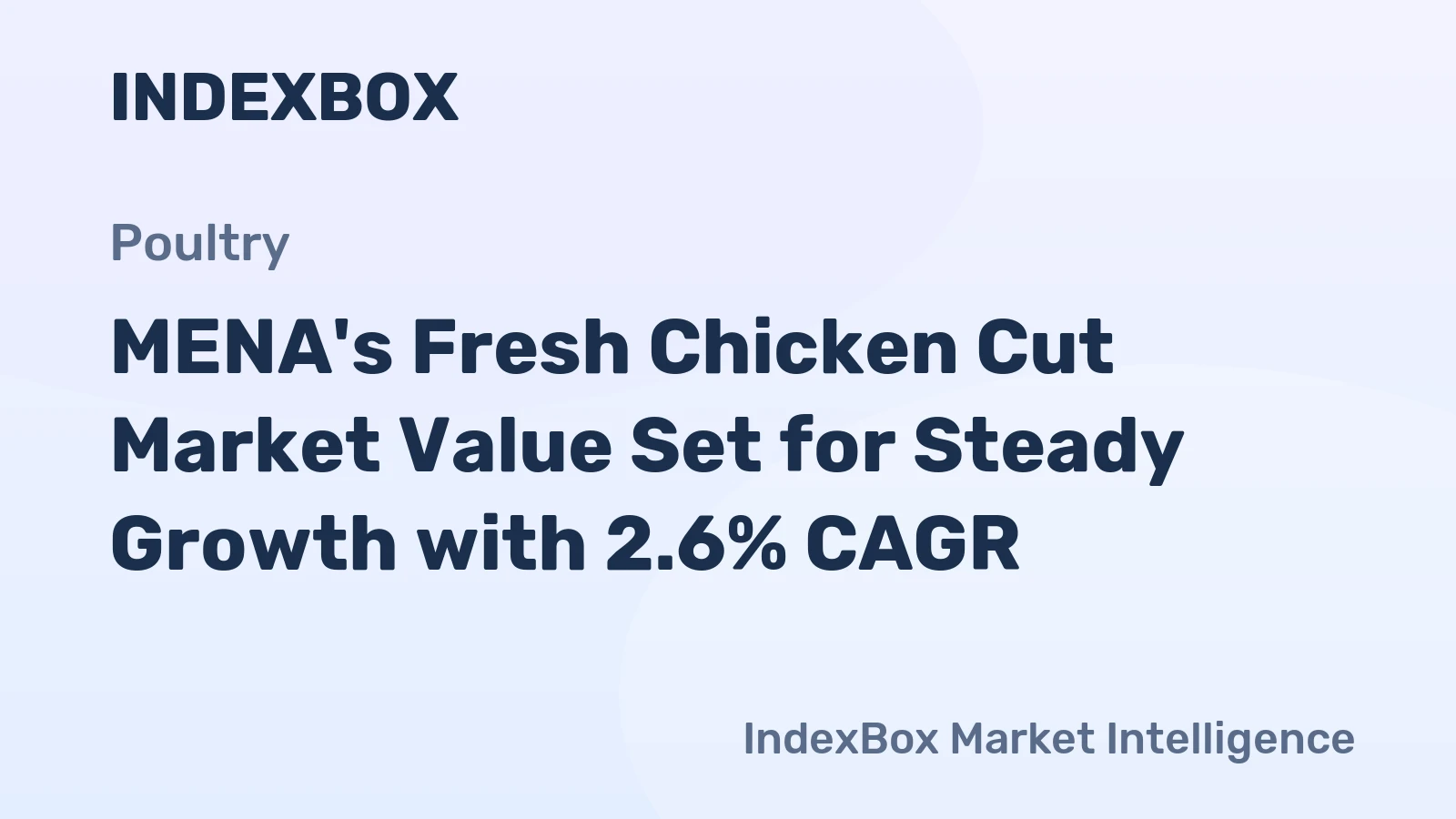 MENA's Fresh Chicken Cut Market Value Set for Steady Growth with 2.6% CAGR