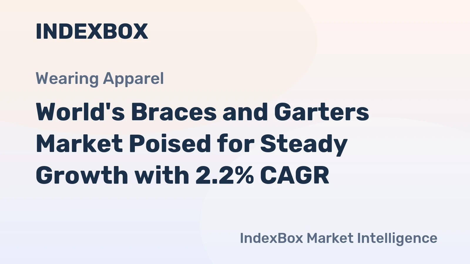 World's Braces and Garters Market Poised for Steady Growth with 2.2% CAGR