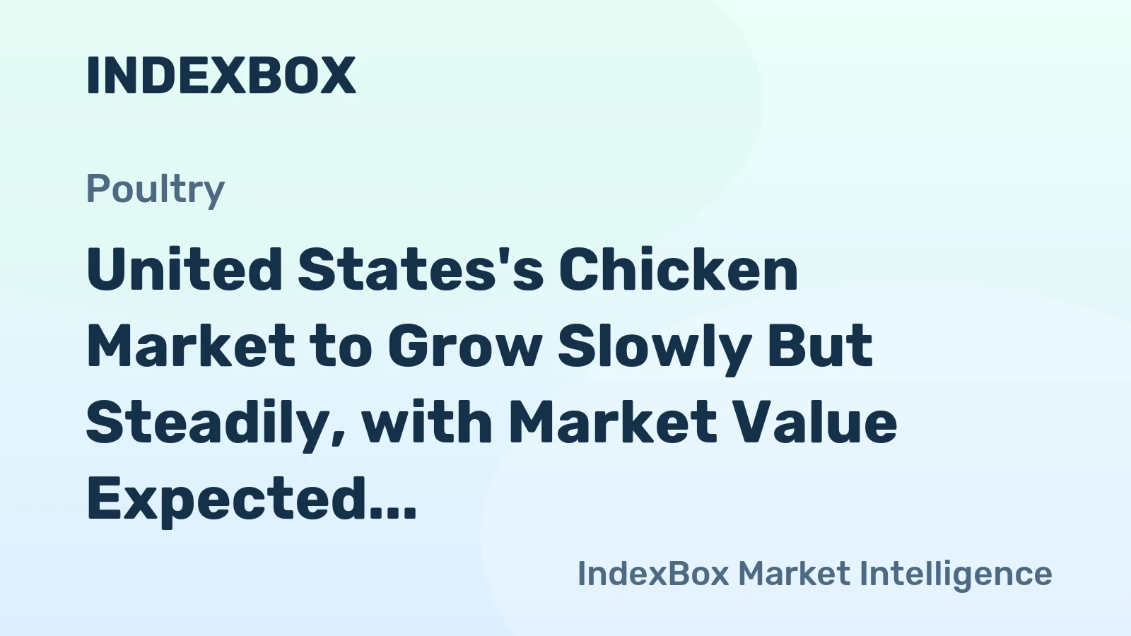 United States's Chicken Market to Grow Slowly But Steadily, with Market Value Expected to Reach $6.8B by 2035